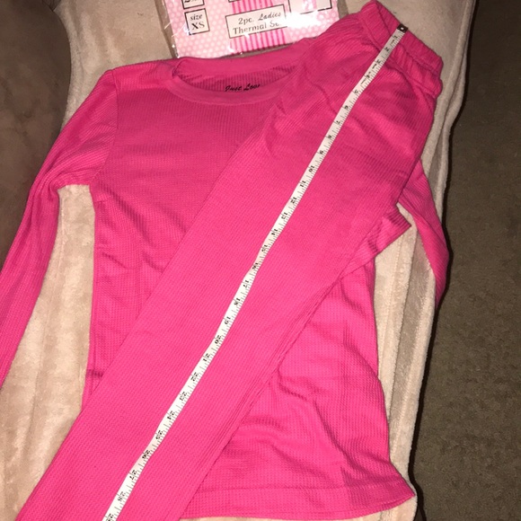 Just Love | Intimates & Sleepwear | New Just Love 2 Pc Pink Thermal Set ...
